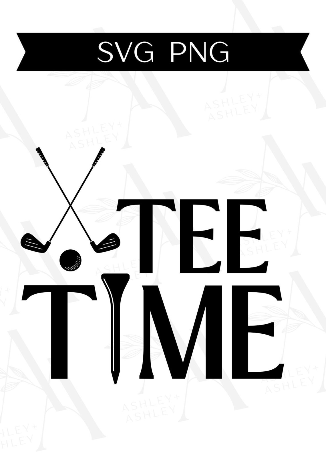 Tee Time SVG PNG, Golf Svg, Golfing Svg, Golf Clubs, Outdoors, Digital ...