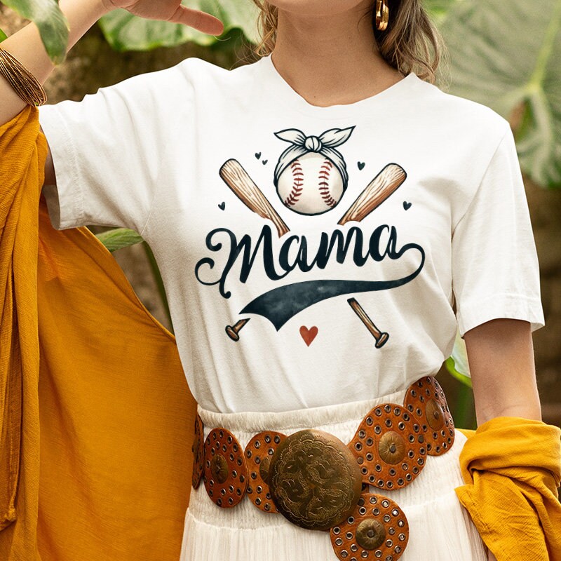 Baseball Mama, Mama Shirt, Baseball Mom Png, Baseball Mom Shirt ...