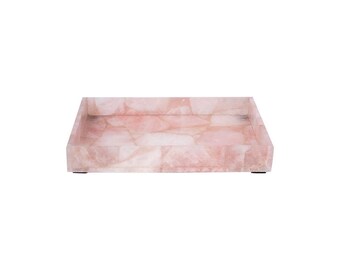 Rose Quartz Tray for Bathroom - Etsy