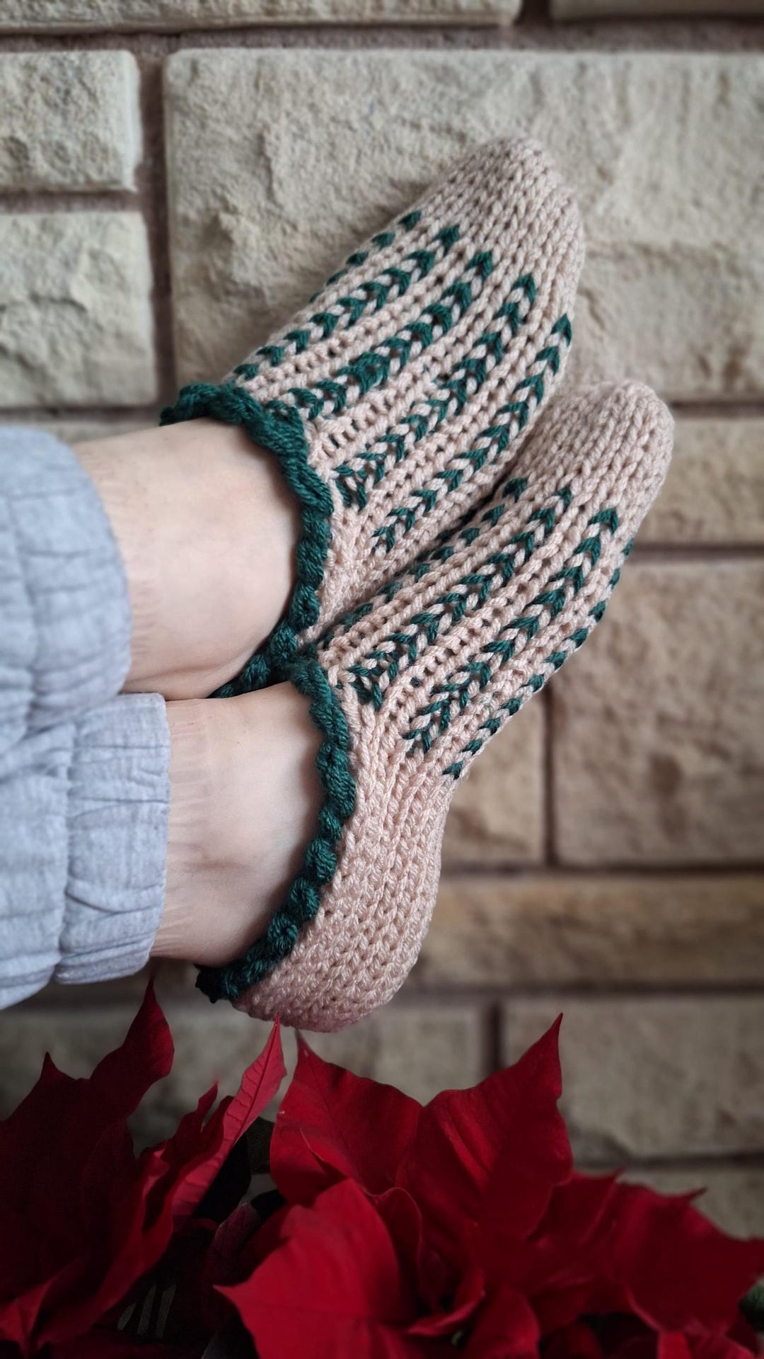 Knitted Sleepers With Model | Unisex | Handmade | Christmas Gift ...