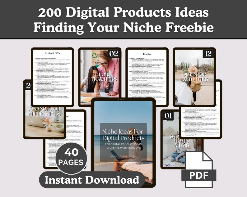 Niche Workbook Template, Niche Guide Course, Profitable Niche Ideas ...