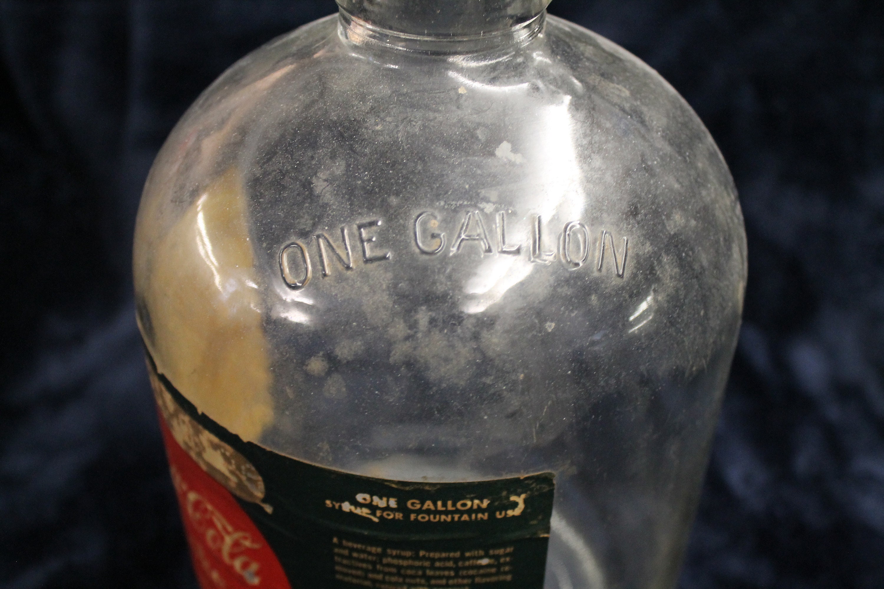 Coca-cola Coke Syrup Gallon Jar - Etsy