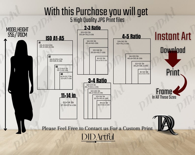 World Map Poster, World Map, Digital Print Detailed Textured World Map ...