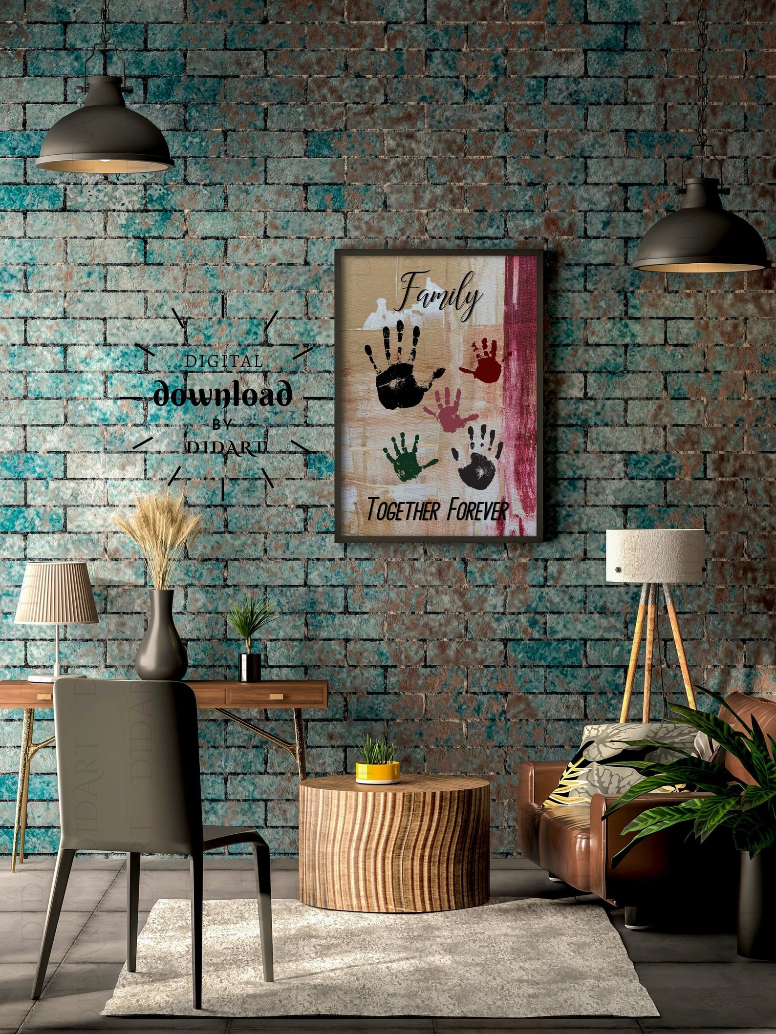 Family Handprint Footprint Keepsake, Art Craft for Kids Baby Toddler ...