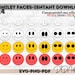 Smiley Face SVG Bundle, Spread Joy and Positivity With These Fun ...