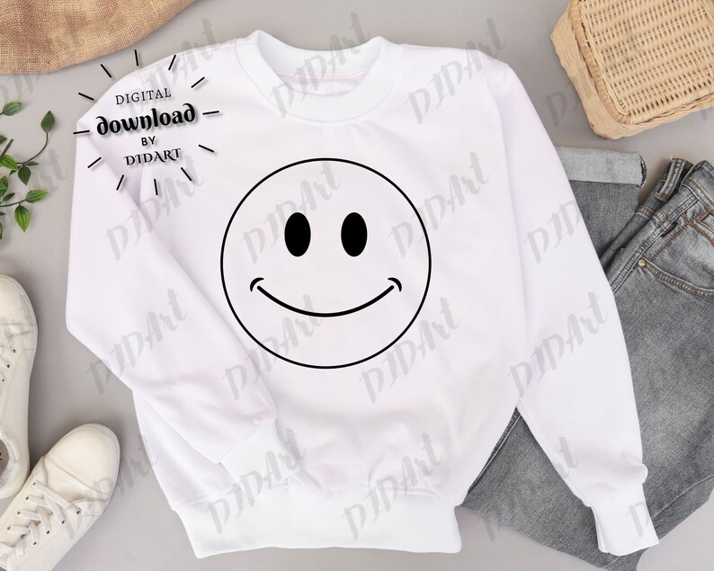 Smiley Face SVG Bundle, Spread Joy and Positivity With These Fun ...