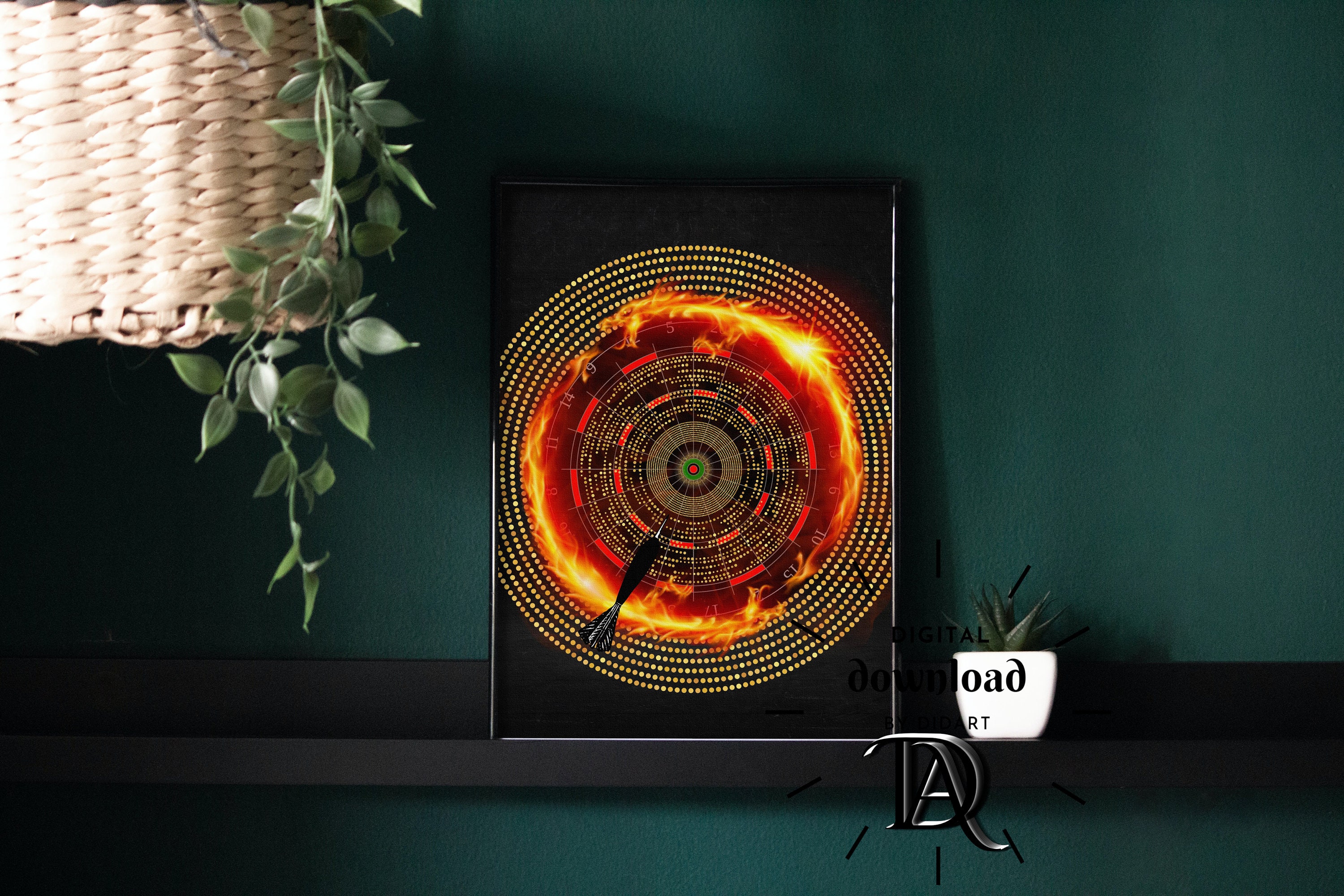 High Quality Digital Art Prints, Modern and Futuristic Darts Designe ...