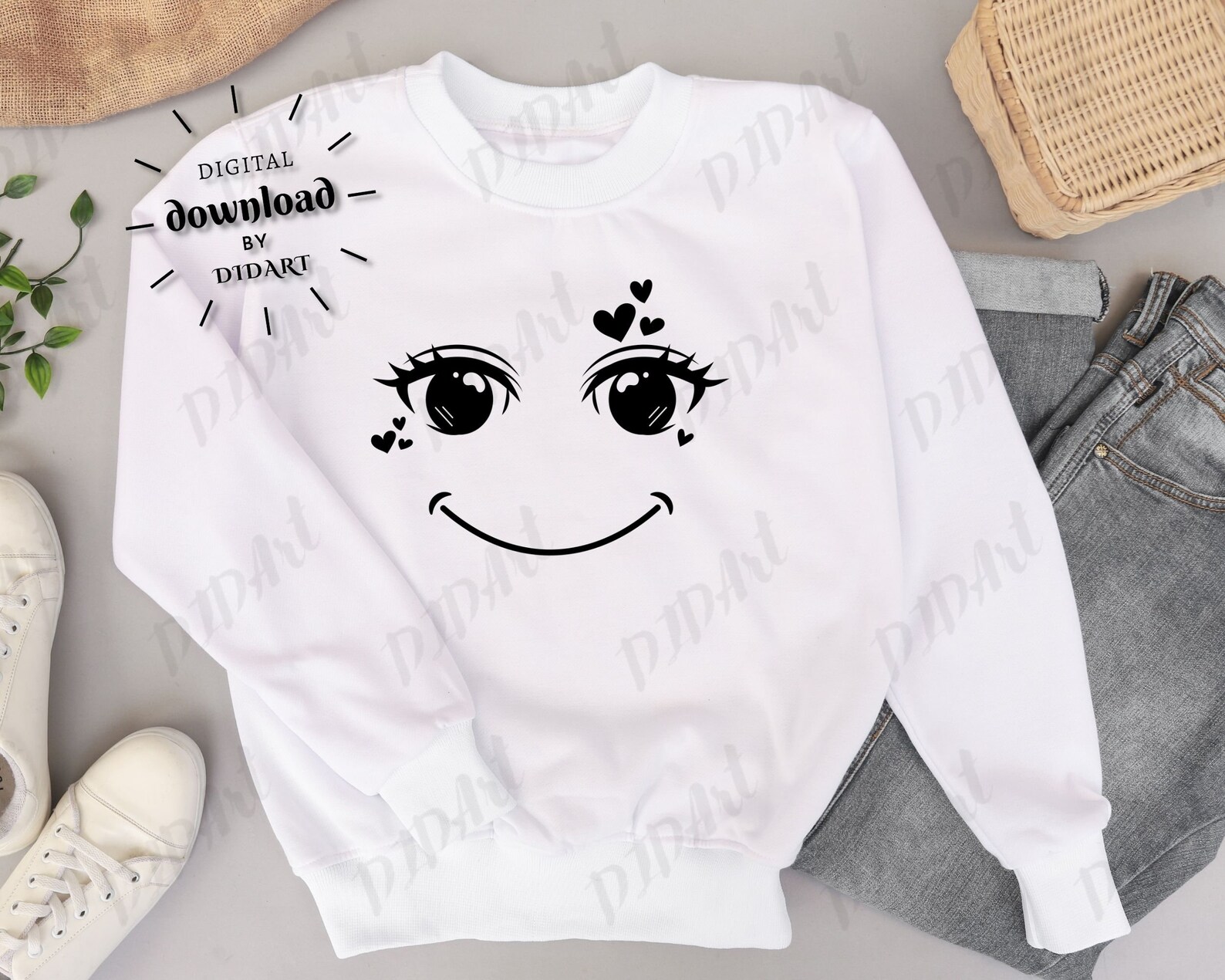 Smiley Face SVG Bundle, Spread Joy With These Fun Girly Smileys, Smiley ...