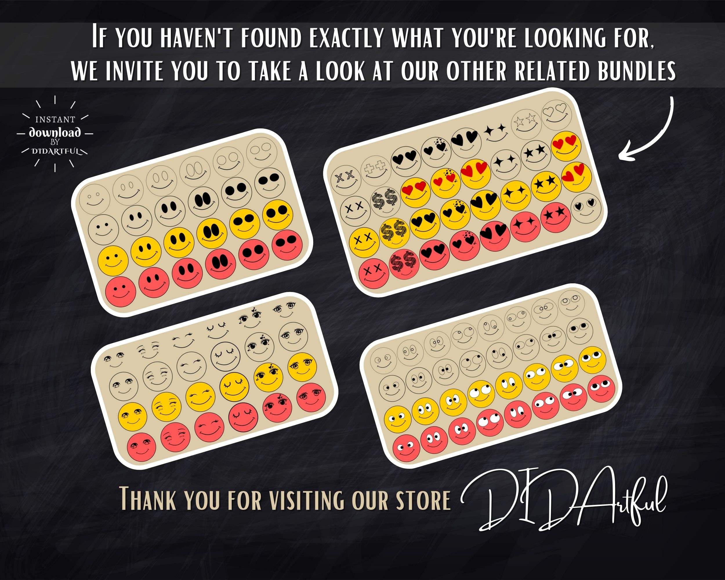 Smiley Face SVG Bundle, Spread Joy With These Funny Smileys, Smiley Svg ...