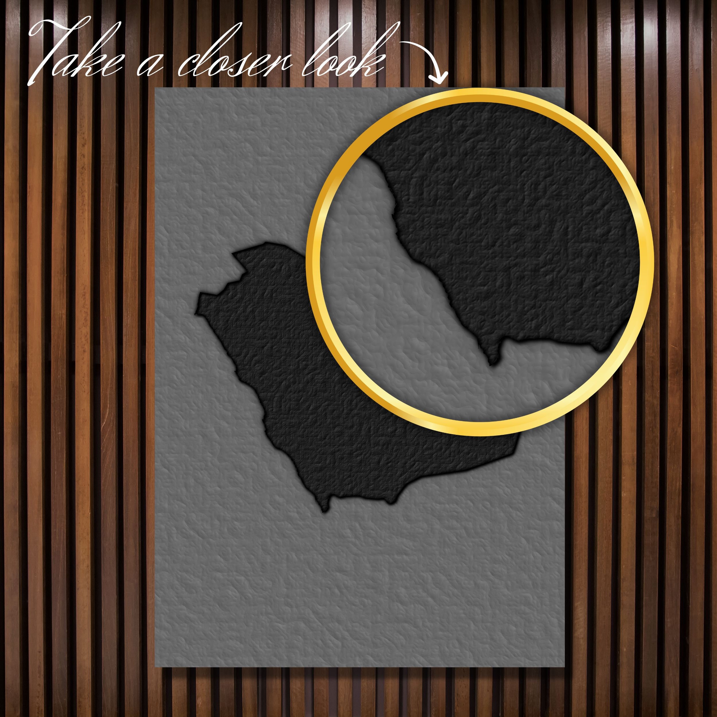 Saudi Arabia Map, Textured Art Print, KSA Country Map, Saudi Arabia ...