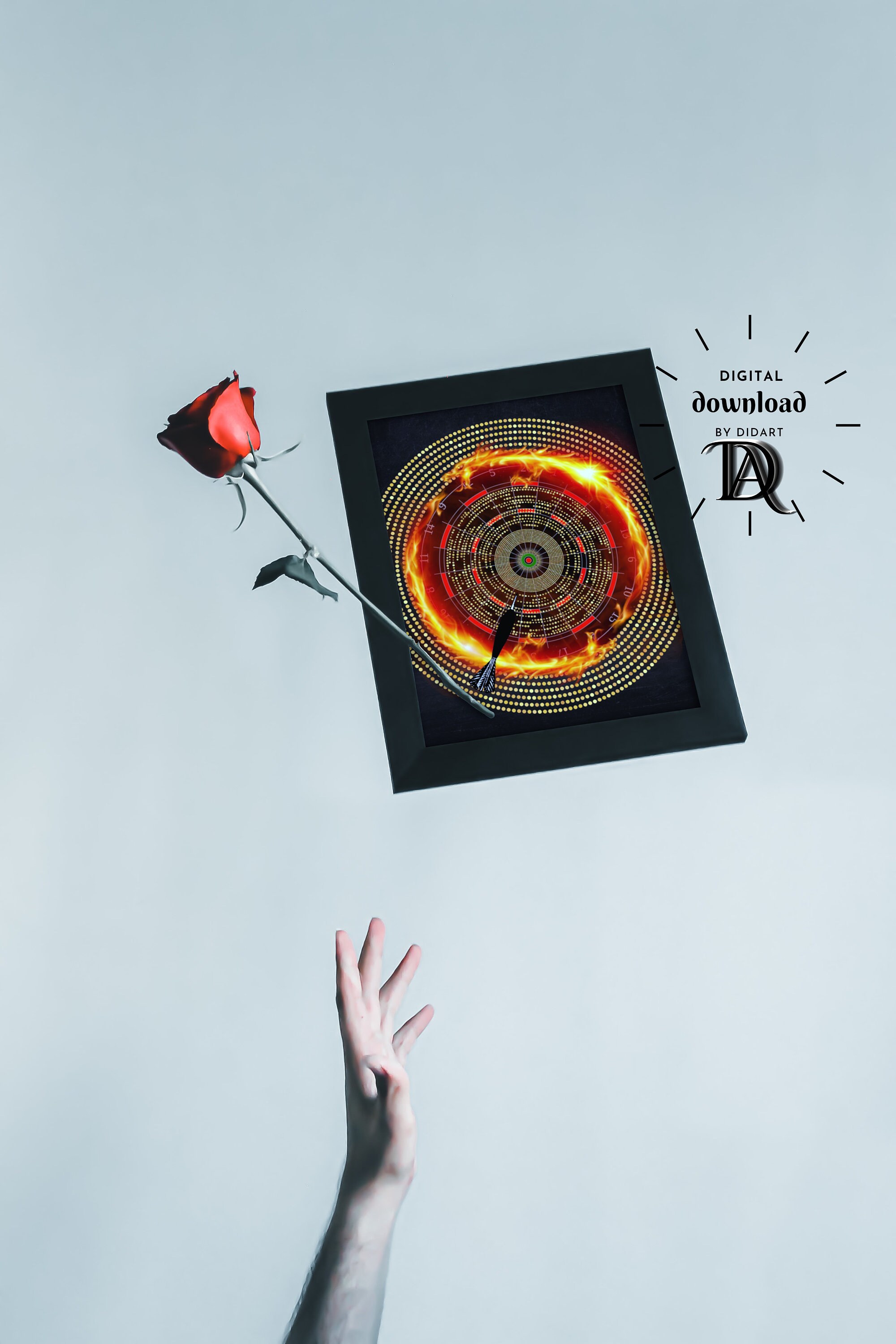 High Quality Digital Art Prints, Modern and Futuristic Darts Designe ...