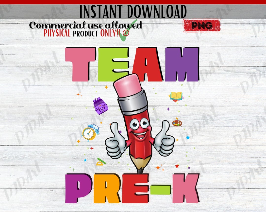Team Pre-k PNG, Pre-k Teacher, Pre-k, Pre-k Shirt Design for Teacher ...