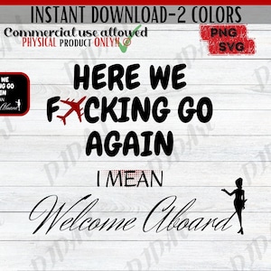 Funny Cabin Crew PNG SVG, Flight Attendant Gift Idea, Flight Attendant ...