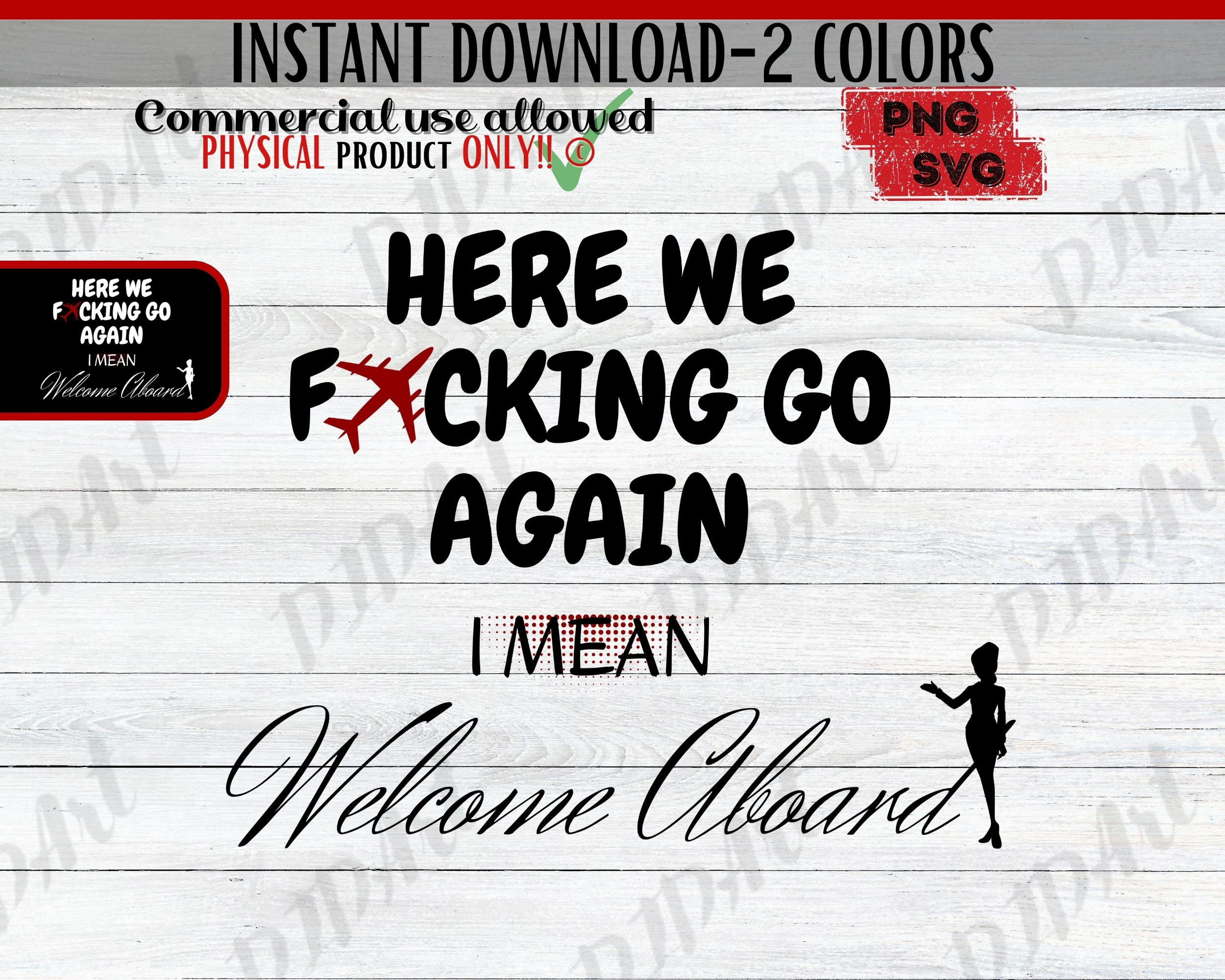 Funny Cabin Crew PNG SVG, Flight Attendant Gift Idea, Flight Attendant ...