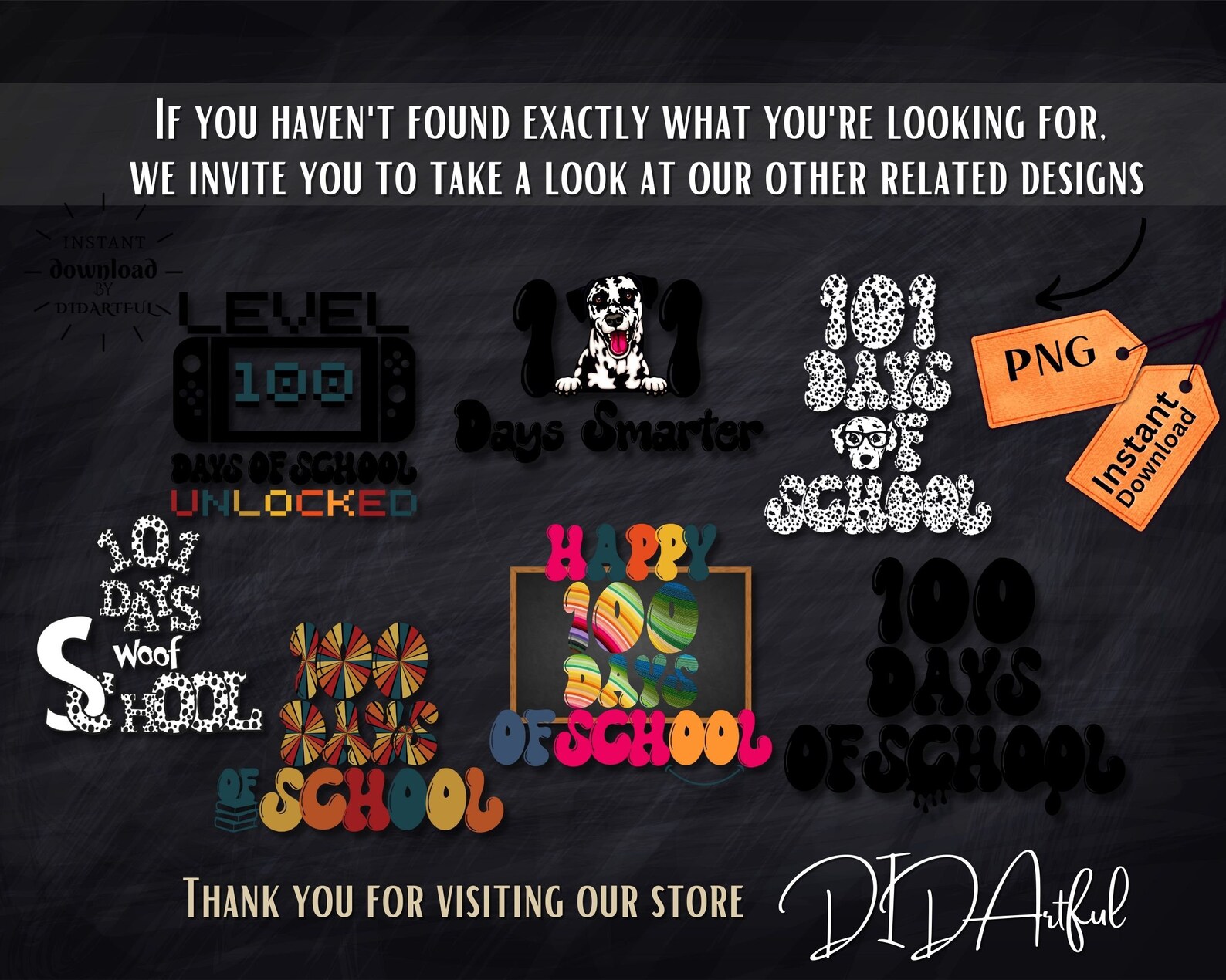 Celebrate 100 Days of Learning Happy 100th Day of School - Etsy