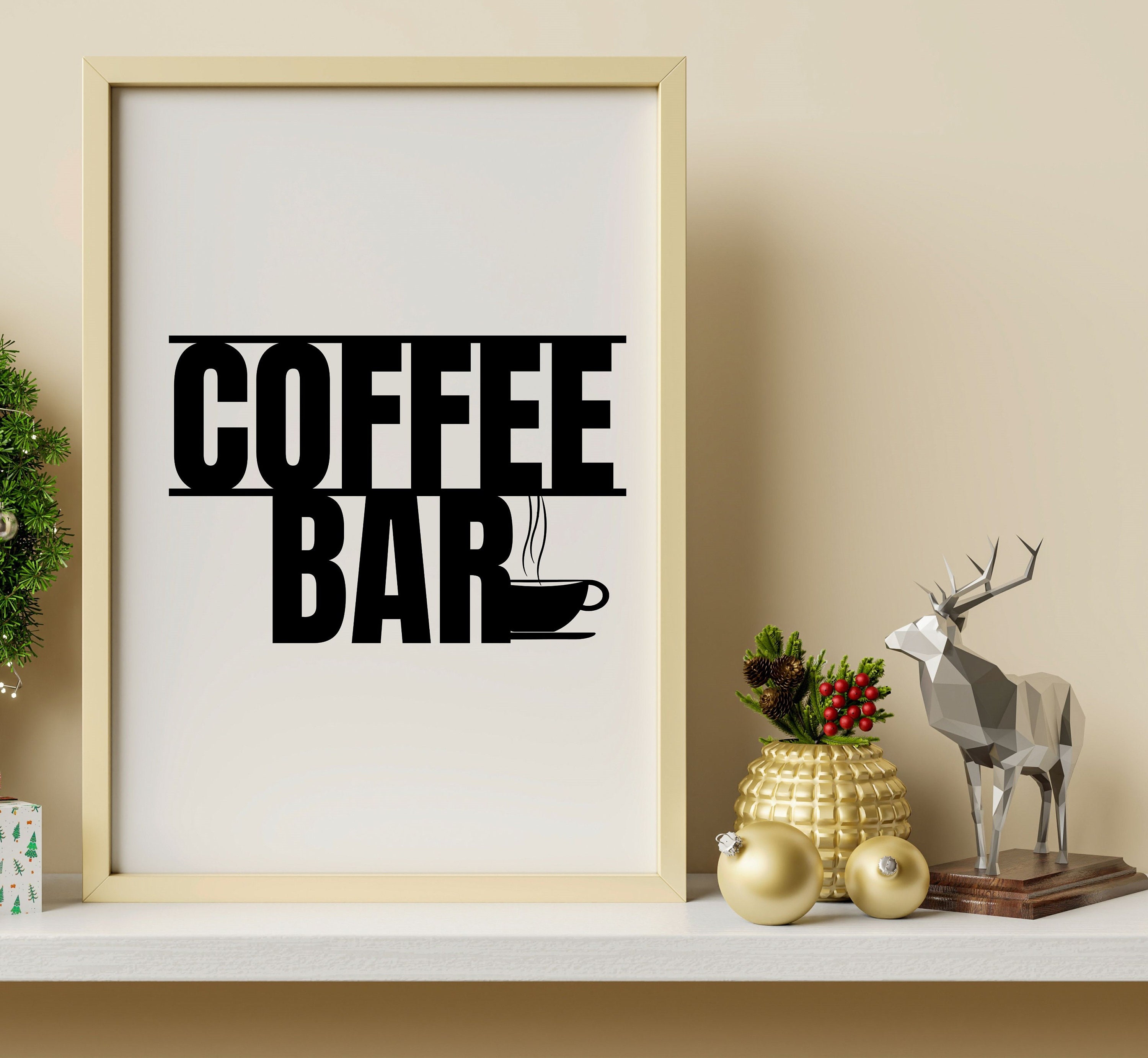 Coffee Bar Svg/png, Coffee Bar Sign Svg, Coffee Lover, Coffee Station ...