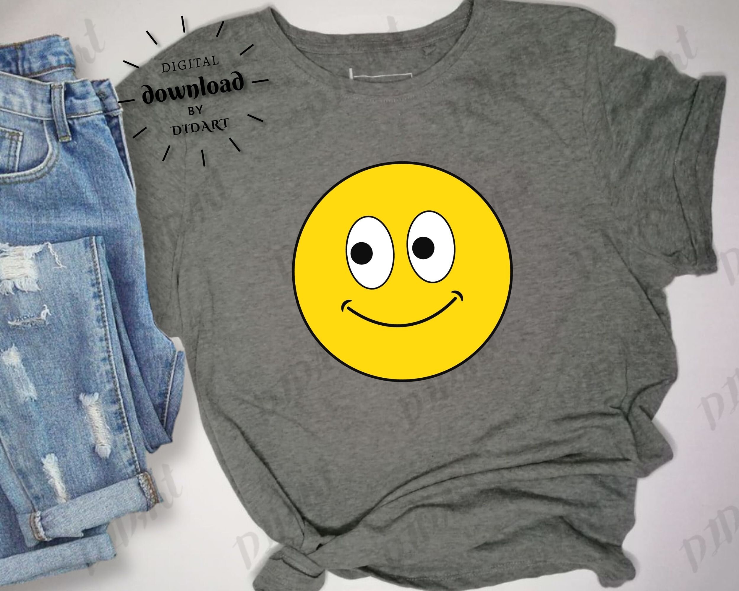 Smiley Face SVG Bundle, Spread Joy With These Funny Smileys, Trendy ...