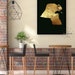 Kuwait Map, Kuwait Country Map, Golden Art Print Illustration, Kuwait ...