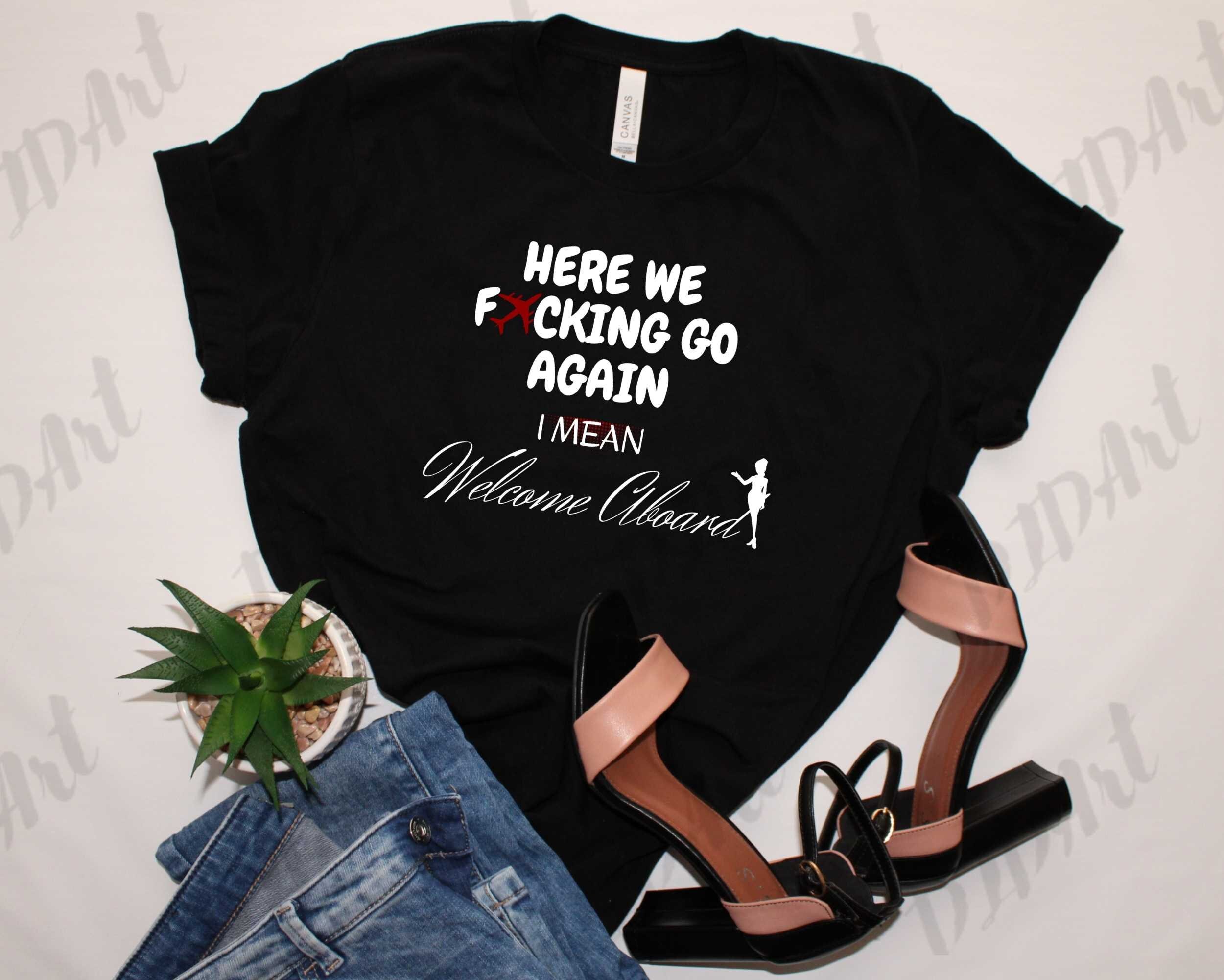 Funny Cabin Crew PNG SVG, Flight Attendant Gift Idea, Flight Attendant ...