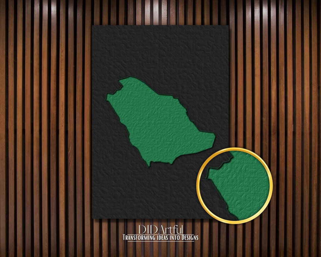 Saudi Arabia Map, KSA Country Map, Textured Art Print, Saudi Arabia ...