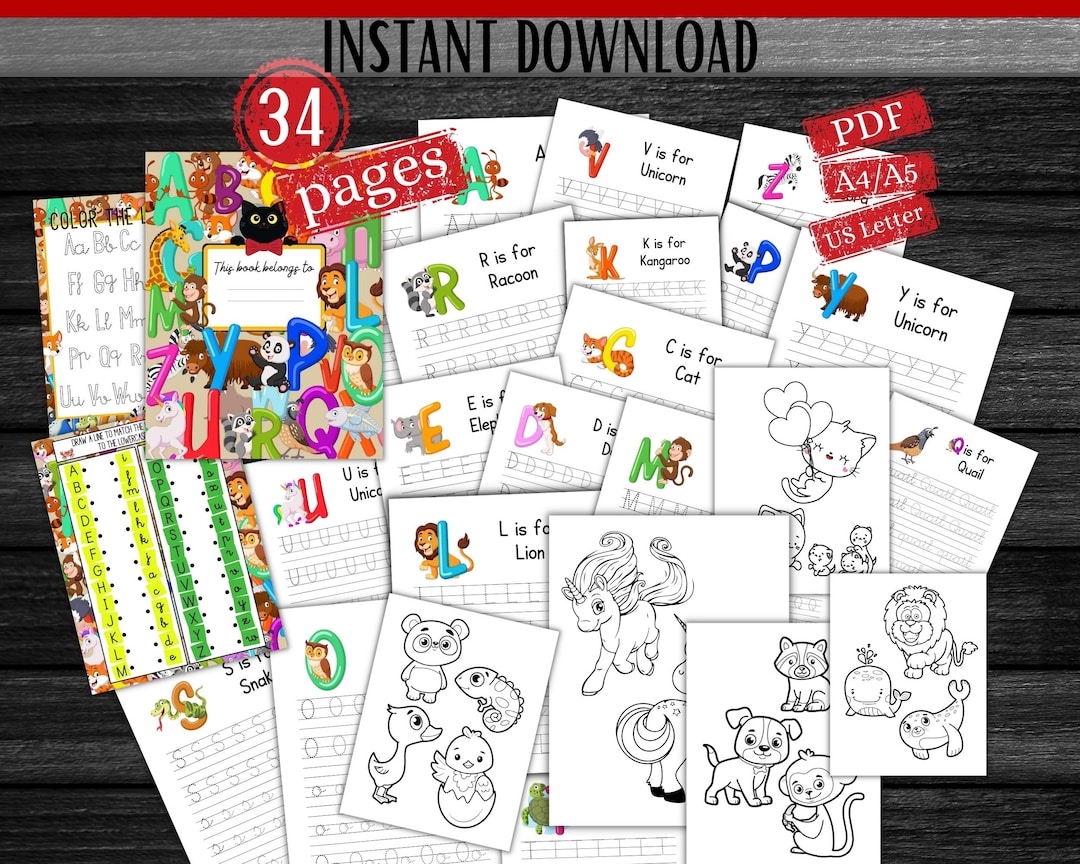 Alphabet Worksheets, Coloring Pages, Preschool Curriculum, Preschool ...