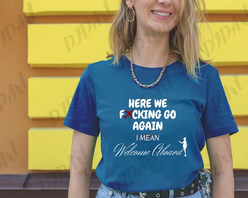 Funny Cabin Crew PNG SVG, Flight Attendant Gift Idea, Flight Attendant ...