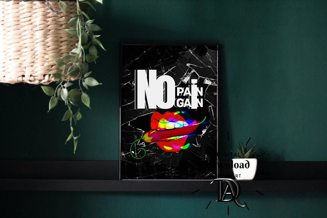 Hot and Inspiring, Motivational Wall Art Gift Set, Inspirational Quote ...