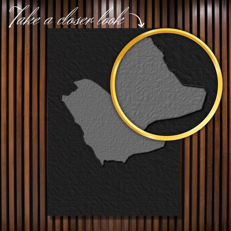 Saudi Arabia Map, KSA Country Map, Textured Art Print, Saudi Arabia ...