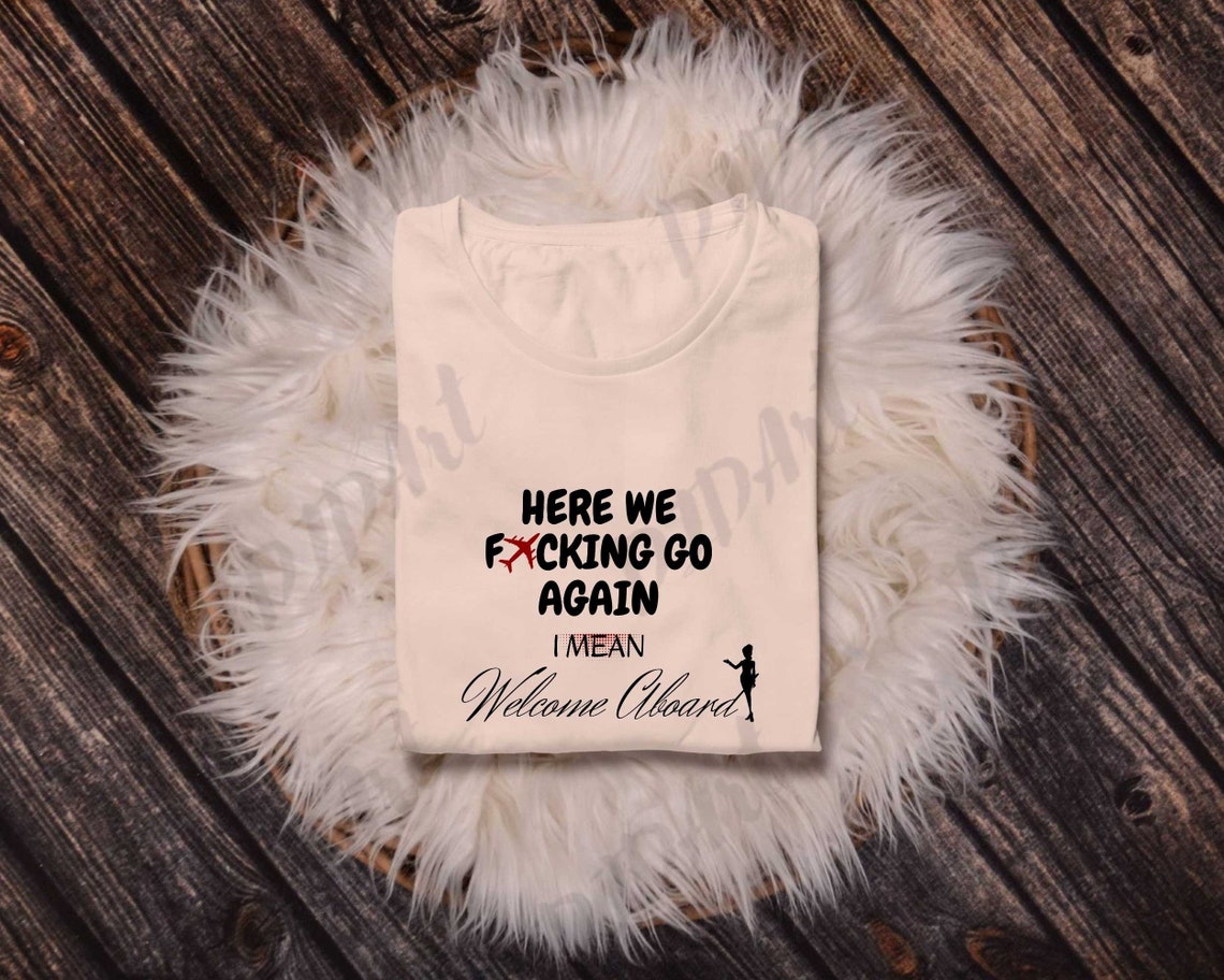 Funny Cabin Crew PNG SVG, Flight Attendant Gift Idea, Flight Attendant ...