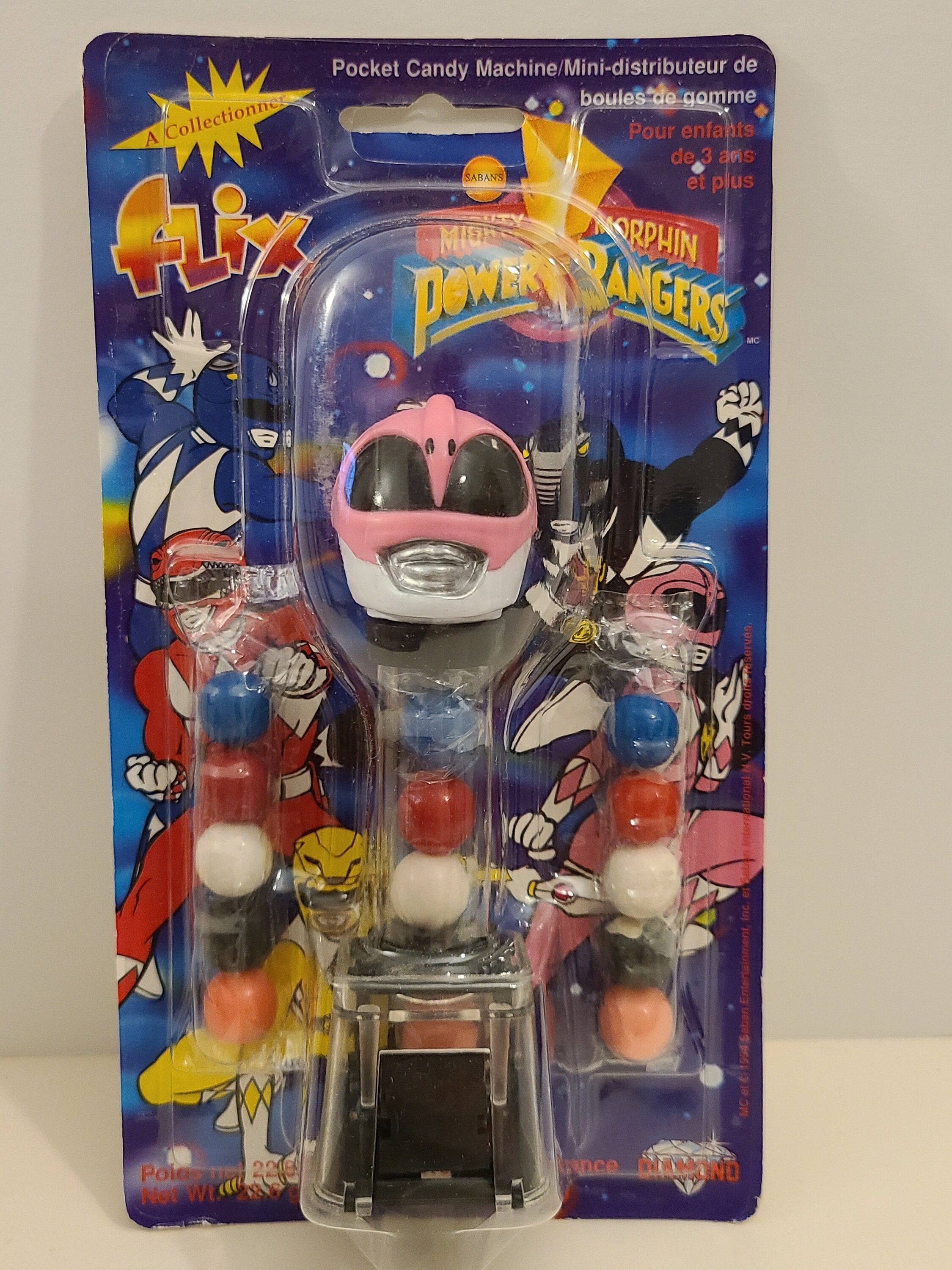1994 Flix Power Rangers Mini Gum-ball Machines*in THE PACKAGING* - Etsy