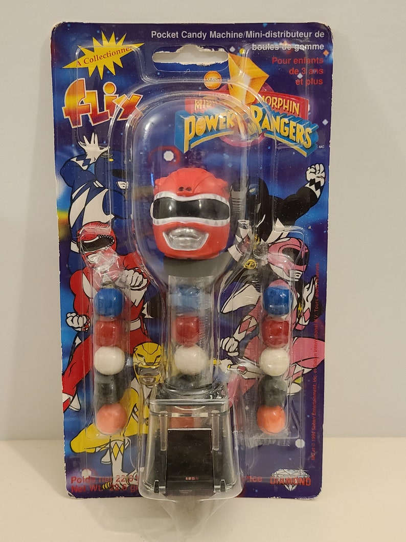 1994 Flix Power Rangers Mini Gum-ball Machines*in THE PACKAGING* - Etsy