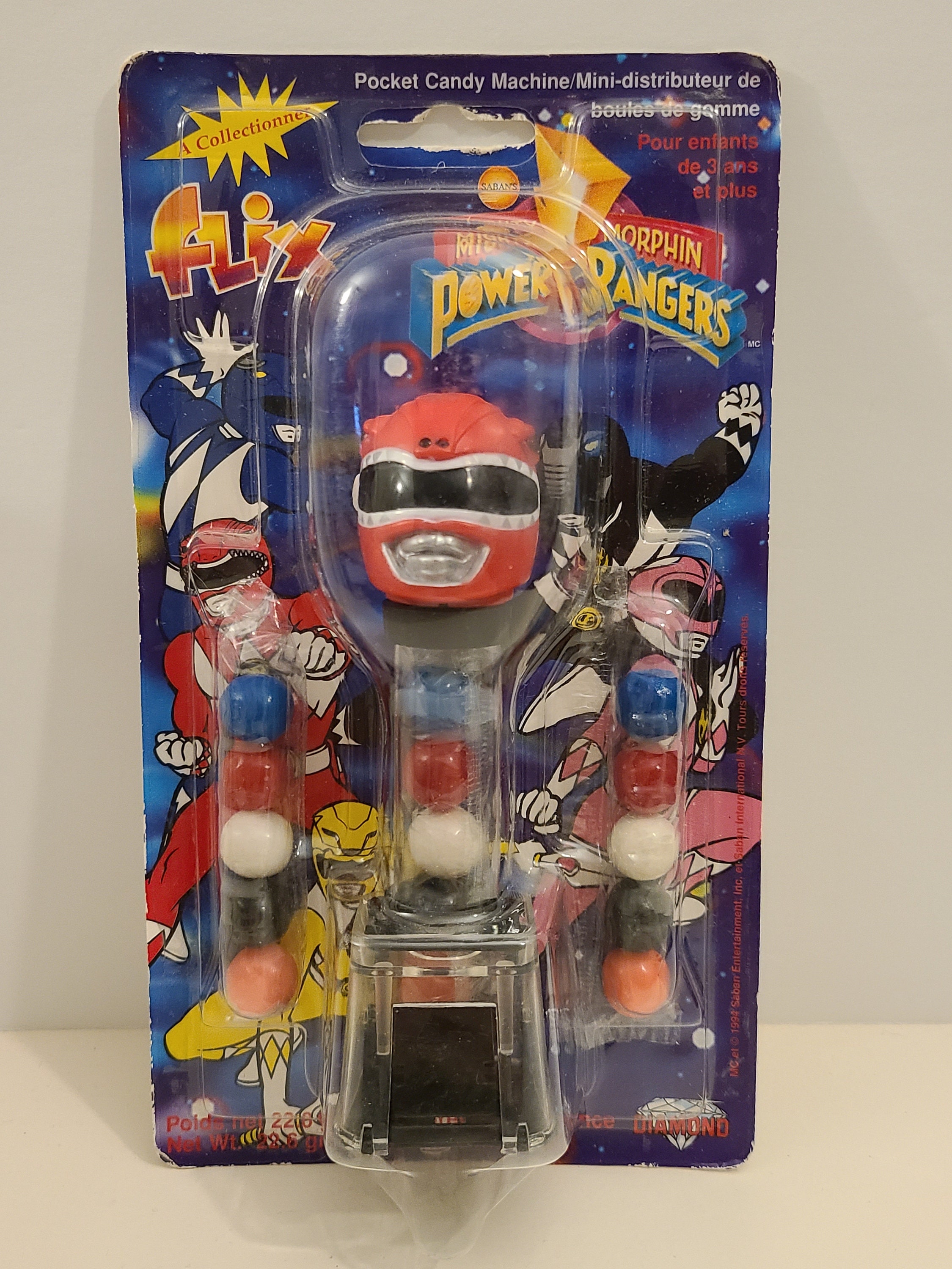 1994 Flix Power Rangers Mini Gum-ball Machines*in THE PACKAGING* - Etsy