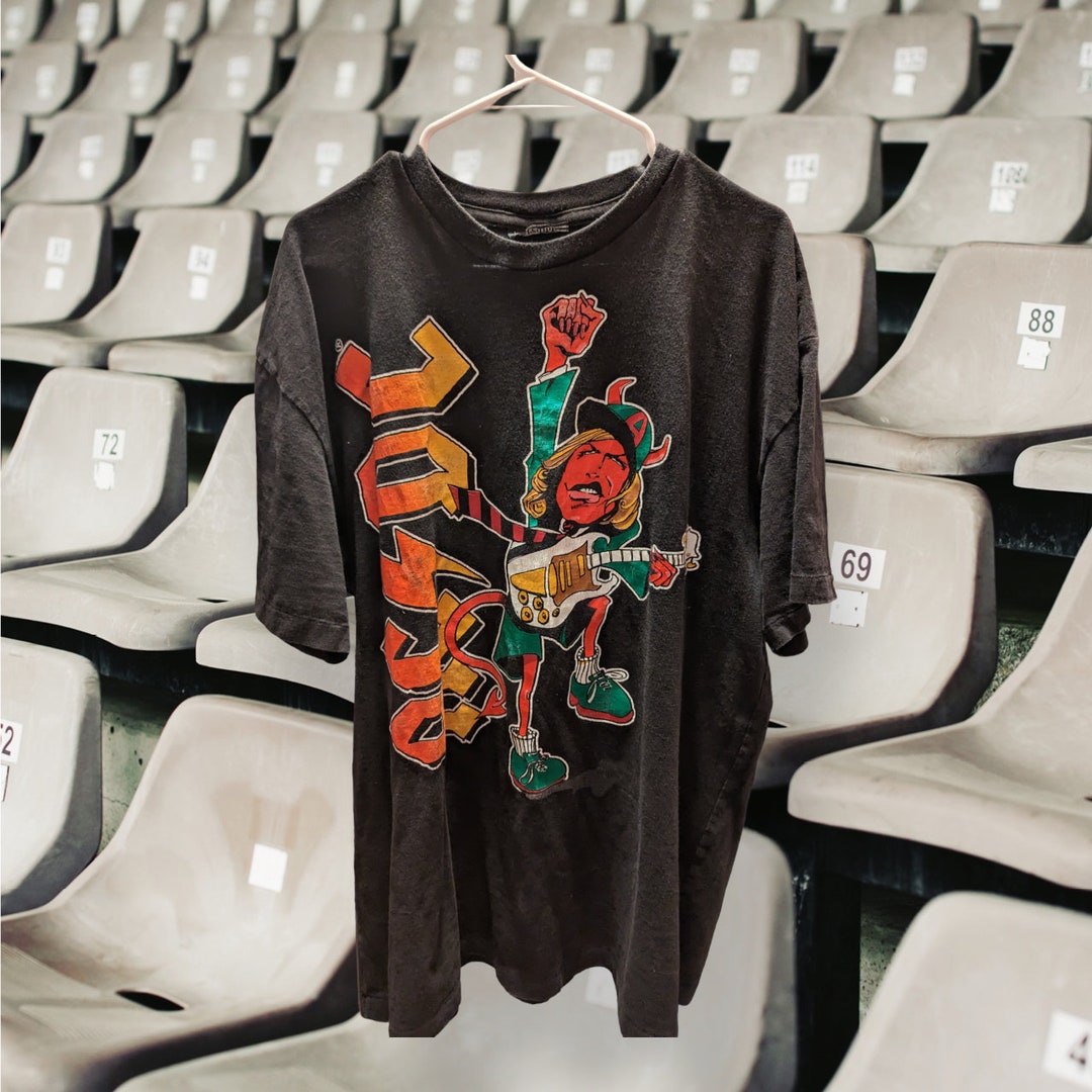 2000 AC/DC Angus Young Satan T-shirt Size: One Size Fits All - Etsy