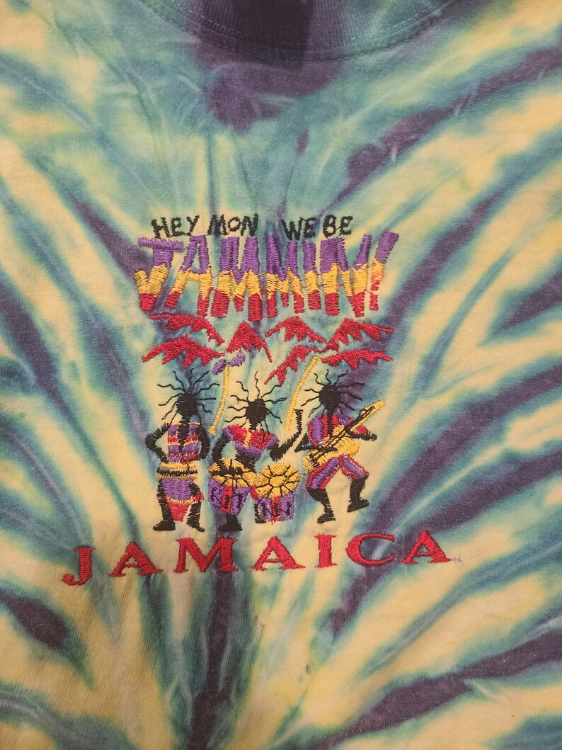 Vintage 90s "we Be Jammin Mon" Jamaica Tee Size:m - Etsy