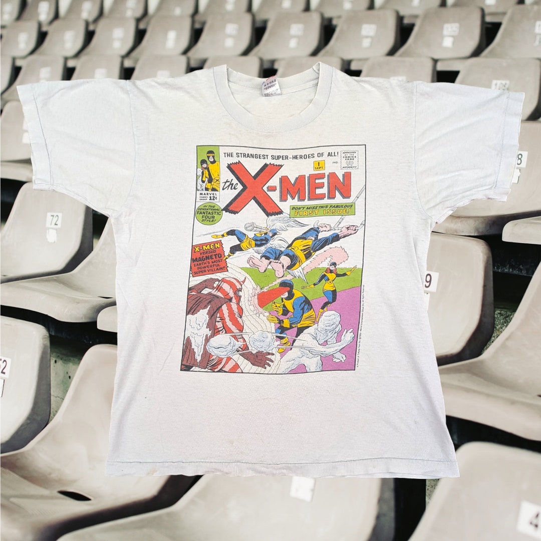 Rare**vintage 1989 X-men First Issue Comic T-shirt Size:l(fruit of the ...