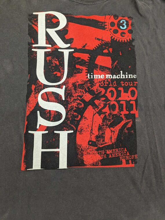 Vintage Rush "Time Machine World Tour" T-Shirt Size:… - Gem