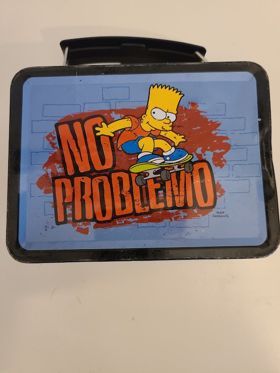 Mini Bart Simpson "No Problemo" Lunch box*Rare Vintag… - Gem