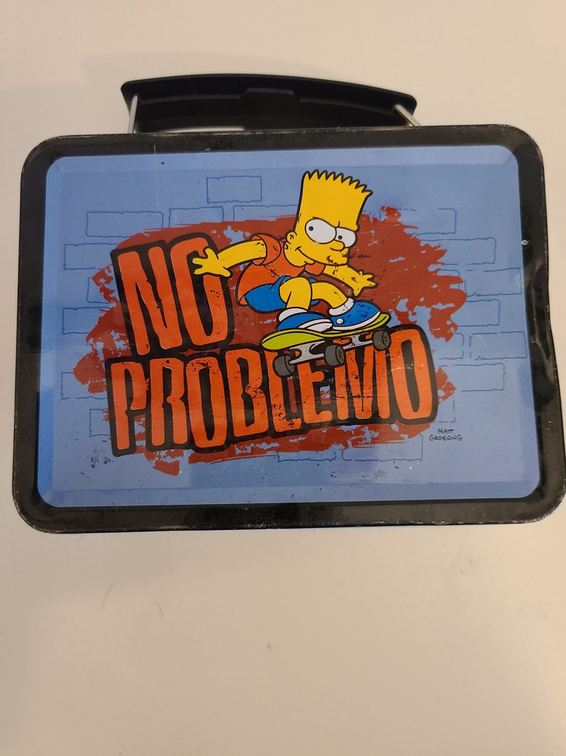 Mini Bart Simpson no Problemo Lunch Boxrare Vintage Collectable - Etsy