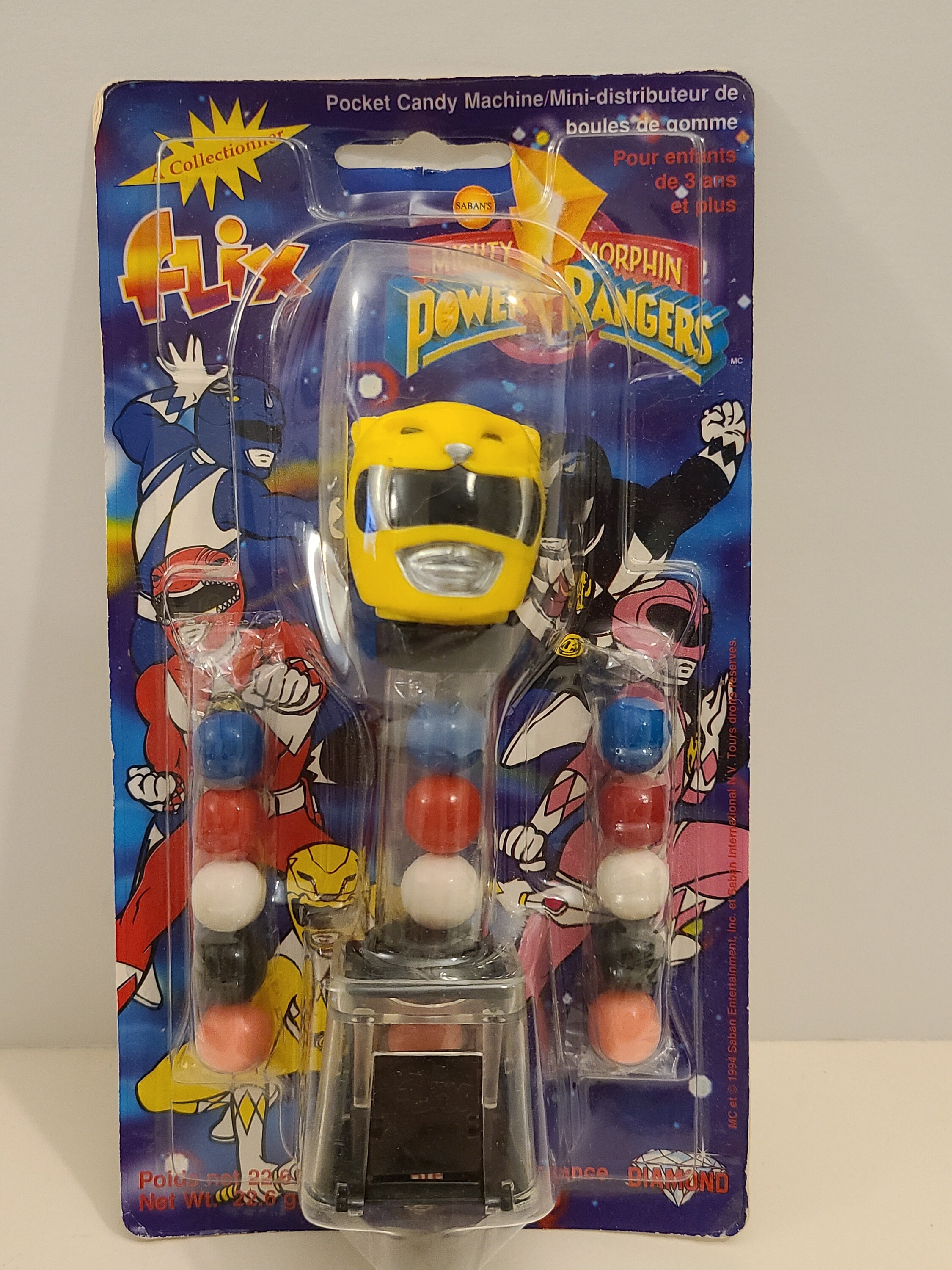 1994 Flix Power Rangers Mini Gum-ball Machines*in THE PACKAGING* - Etsy