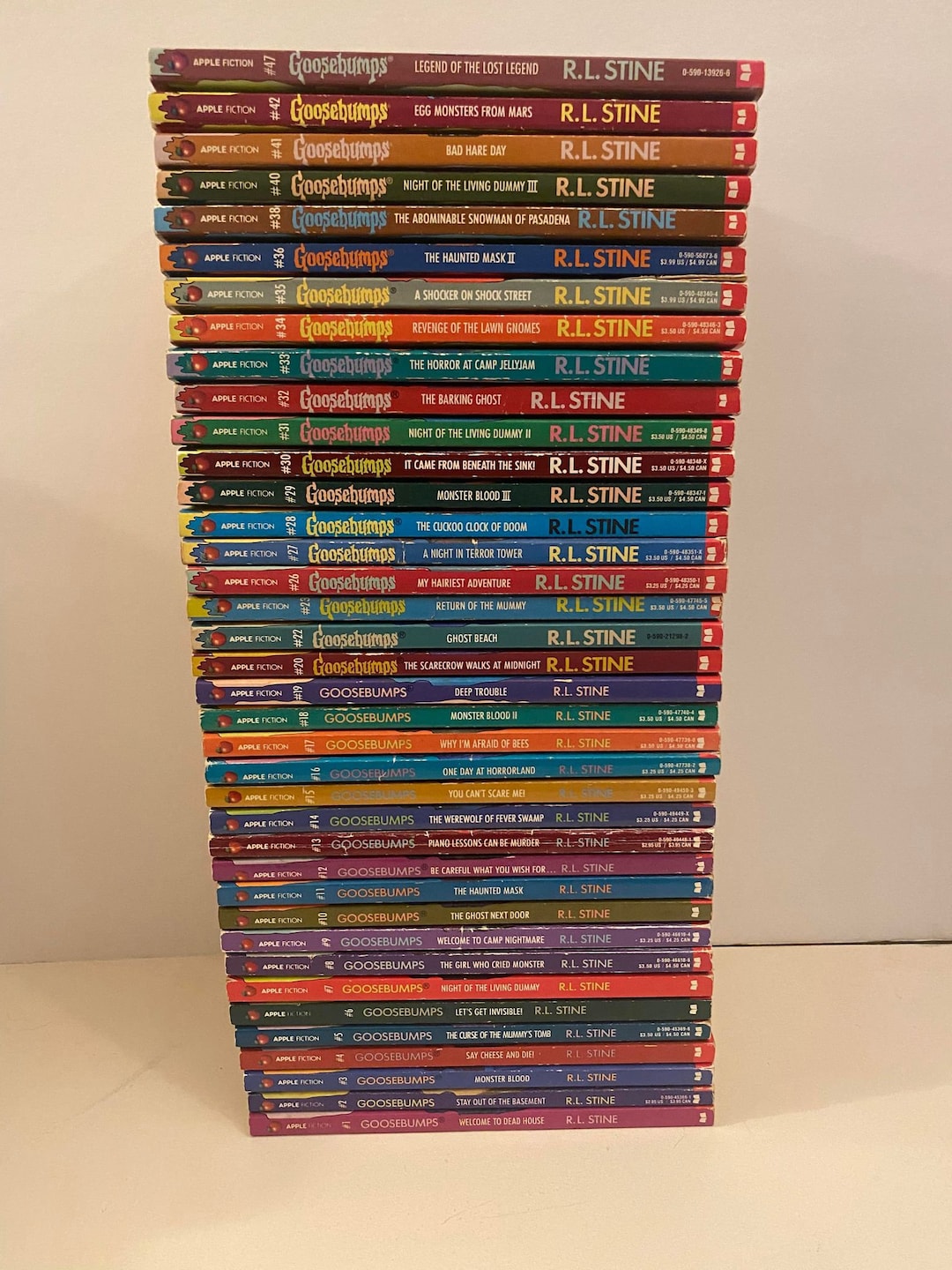Vintage First/early Print R.L. Stine Goosebumps Books - Etsy