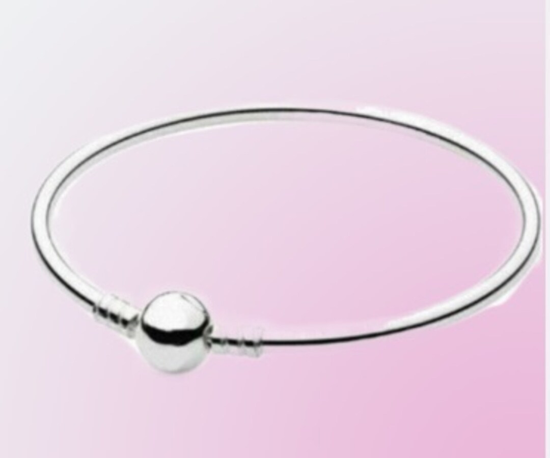 Silver Starter Empty Charm Bangle Bracelet Size 17 Cm Genuine - Etsy