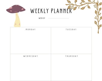 Cottage Core Planner - Etsy