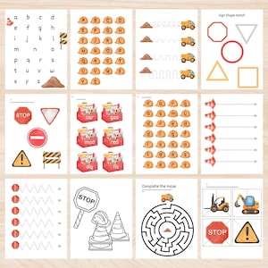 Construction Truck Preschool Bundle, Construction Morning Basket ...