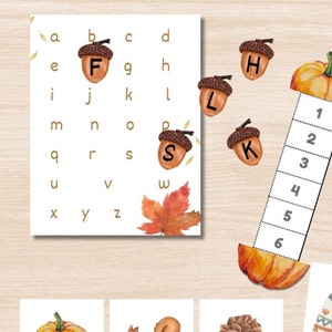 Autumn Preschool Study Unit, Prek Printable Activity Pack for Fall ...