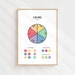 English/spanish Color Wheel Printable Poster for Playroom, Daycare ...
