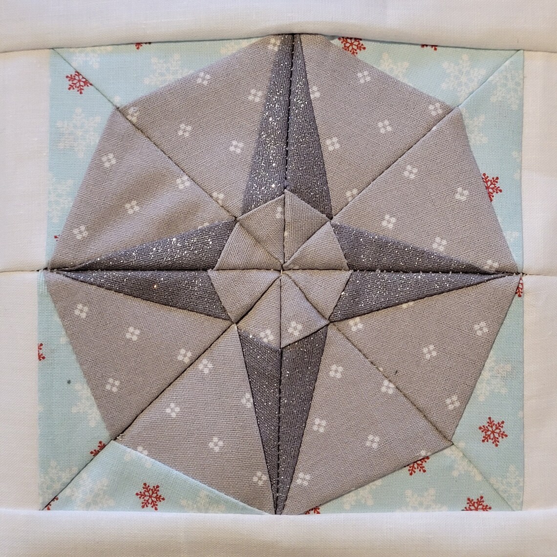 FPP Sewing Pattern - Star Block, Quilt Block Pattern, Beginner Quilt ...