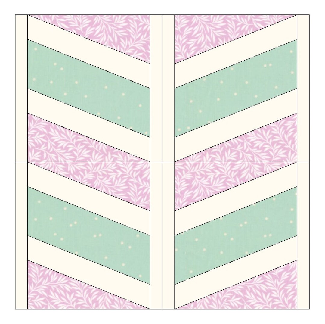 FPP Sewing Pattern ARROWS Quilt Block Pattern Beginner - Etsy