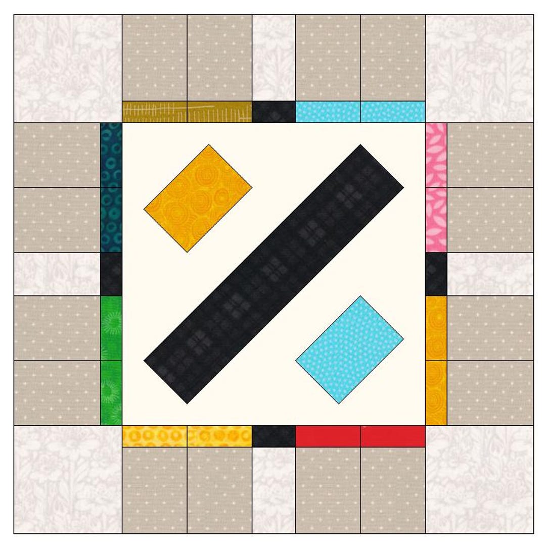 FPP Sewing Pattern - Board Game, Gaming, Quilt Block Pattern, Beginner ...