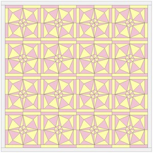 FPP Sewing Pattern - Star Block, Quilt Block Pattern, Beginner Quilt ...
