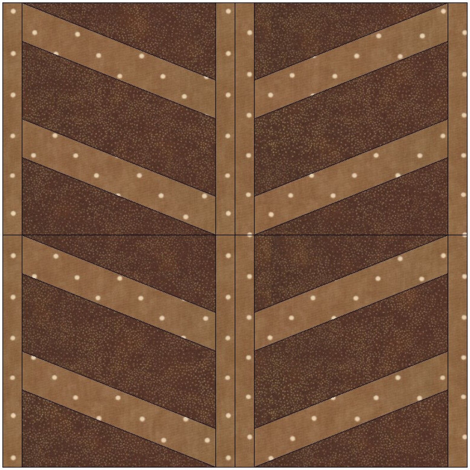 FPP Sewing Pattern - ARROWS, Quilt Block Pattern, Beginner Quilt Block ...